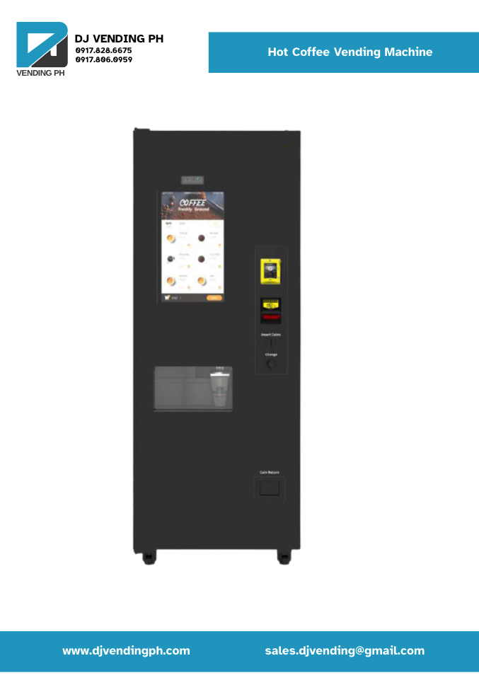 Hot Coffee Vending Machine